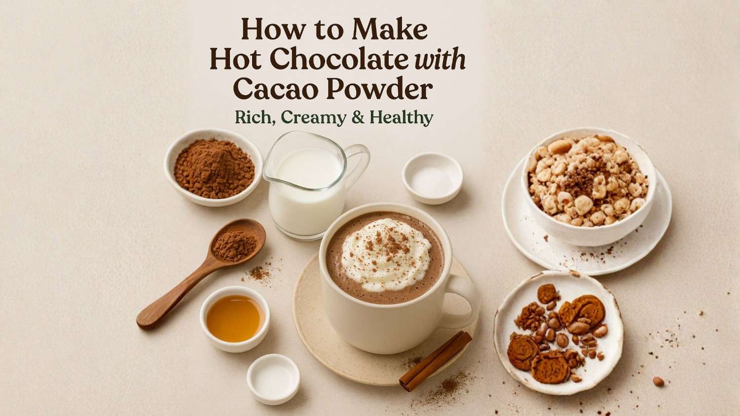 How to Make Hot Chocolate with Cacao Powder (Rich, Creamy & Healthy ...